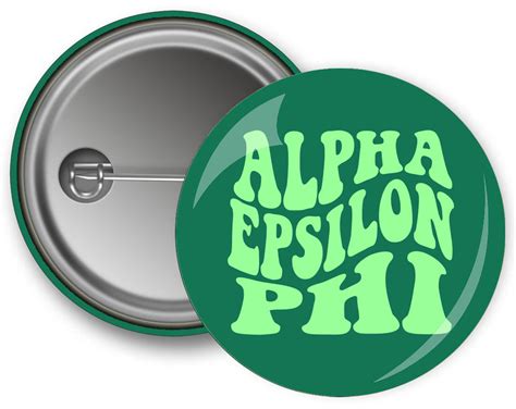 Alpha Epsilon Phi Bulky Text Button — Greeku Alpha Epsilon Phi Bulky Text Button — Greeku