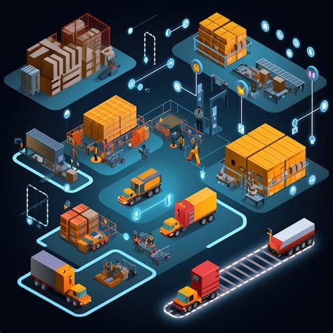 Premium Photo Supply Chain Management Iot