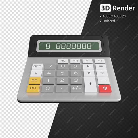 Premium Psd 3d Calculator