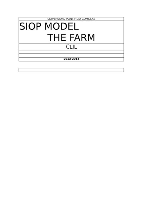 Siop Model Clil Apuntes De Ciencias De La Educación Docsity