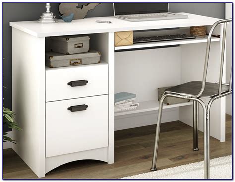 South Shore Furniture Gascony Computer Desk With Keyboard Tray Desk Home Design Ideas