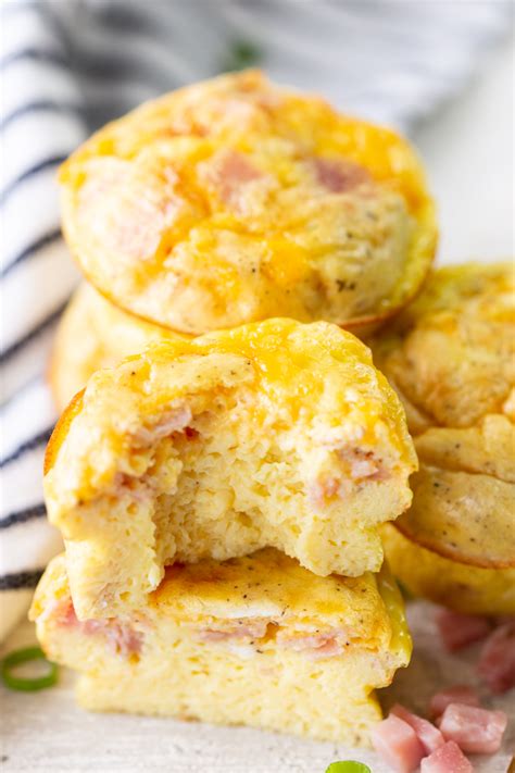 Ham And Cheddar Cheese Breakfast Egg Muffins Easy Peasy Meals