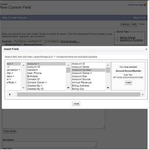 salesforce using formula fields