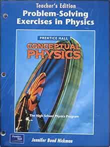 Amazon Com Conceptual Physics Problem Solving Exercises In Physics Teacher S Edition
