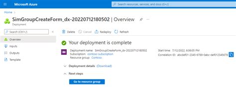 管理 sim 组 azure 门户 azure private 5g core microsoft learn