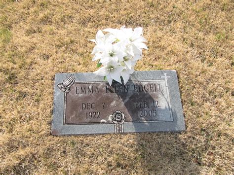 Emma Ellen Edgell 1922 2005 Mémorial Find A Grave