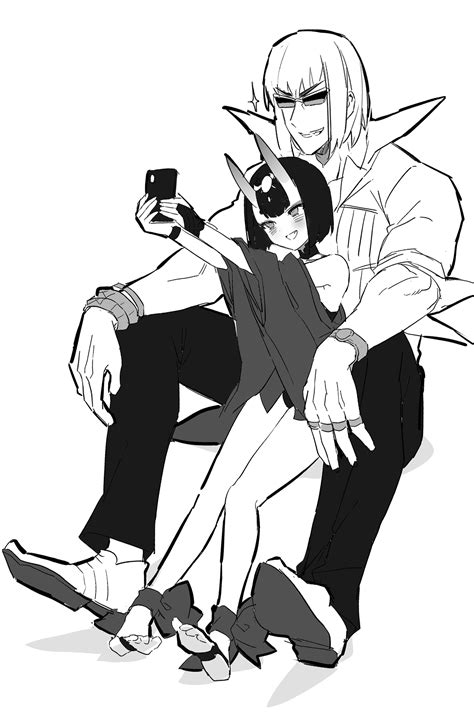 Shuten Douji And Sakata Kintoki Fate And 1 More Drawn By Sake Onicure
