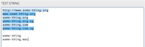 Ruby How To Write A Regex To Match Com Or Org With A In The