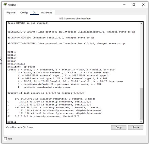 Solved Gateway Of Last Resort Cisco Community