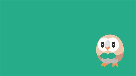 Rowlet Minimalist Wallpaper By Comp0cker On Deviantart
