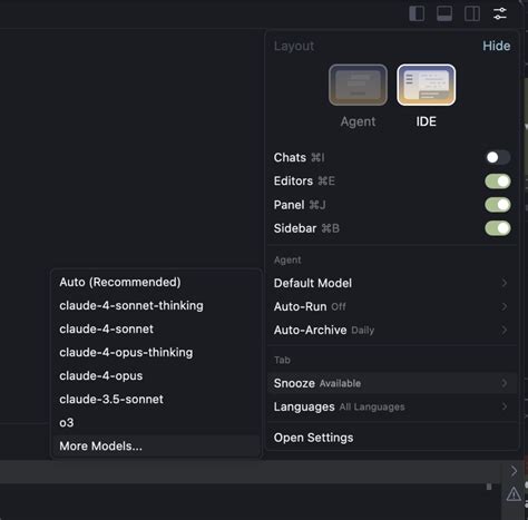 Add Agent Only View Solo Mode Feature Requests Cursor