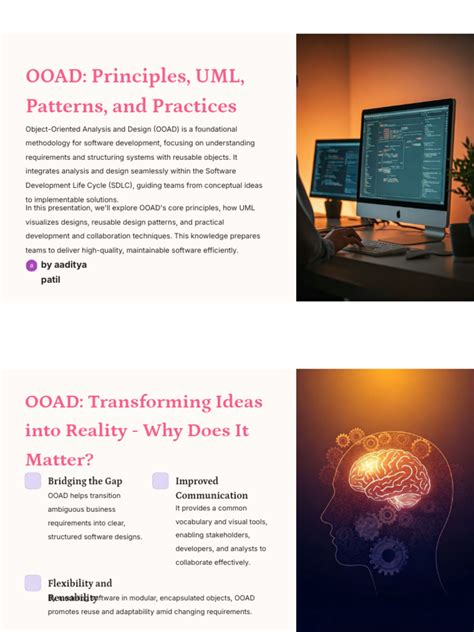 Ooad Principles Uml Patterns And Practicespdf Pdf Class