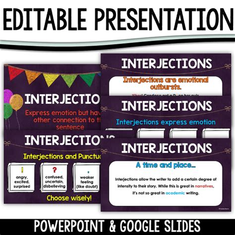 Interjections Worksheets