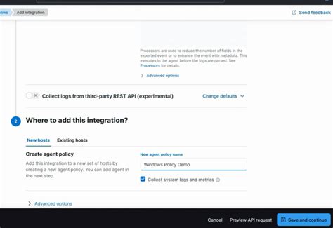 Elastic Agent Policy 8x Windows And Custom Log Integration No Fleet Server