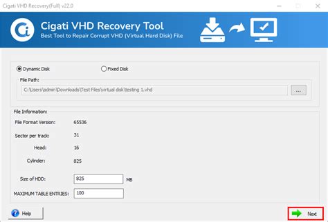 Vhd Recovery Tool To Recover Corrupt Vhd Files From Virtual Hard Disk Image