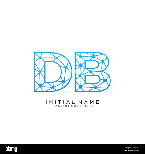 db tech logo icon design template stock vector image and art alamy