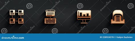 Set Hierarchy Organogram Chart Server Data Web Hosting Monitor With