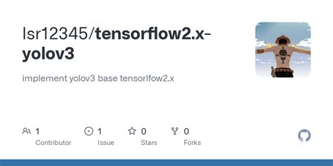 GitHub Lsr Tensorflow X Yolov Implement Yolov Base Tensorlfow X