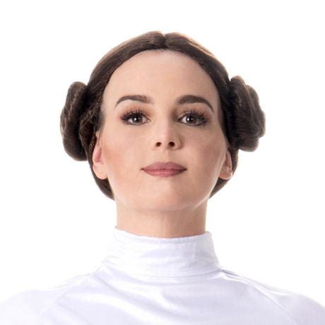 Star Wars Adult Princess Leia Wig One Size Fits All Synthetic Twin