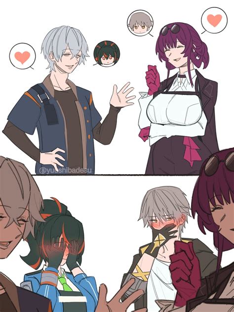 Trailblazer Kafka Caelus Zhu Yuan And Wise Honkai And More Drawn By Yuushiba Danbooru
