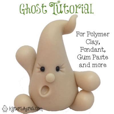 Polymer Clay Diy Craft Ghost Tutorial For Sculpture By Katersacres