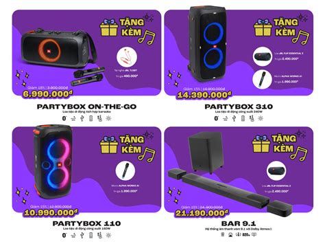 JBL giảm đến 36 cho một loạt loa tai nghe kèm nhiều quà tặng hấp dẫn