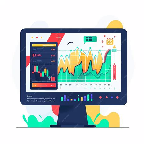 a computer screen with a graph showing a graph graph premium ai