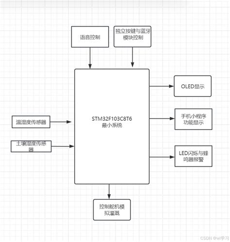 基于stm32的智能盆栽浇水升级版：支持语音控制植物浇水stm32 Csdn博客