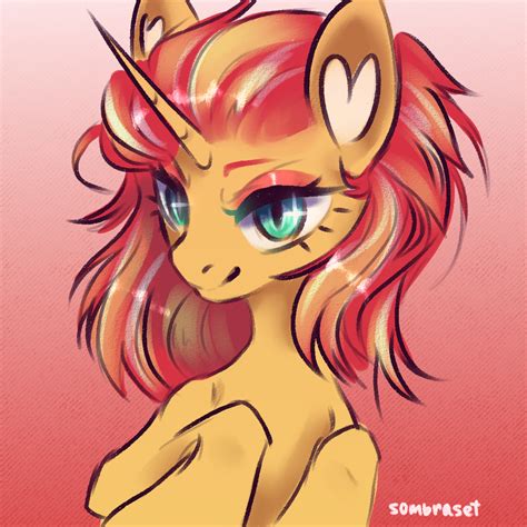Fanart {mlp} Sunset Shimmer By Sombraset On Deviantart