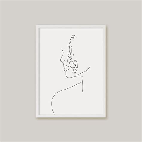 Contour Drawing Etsy