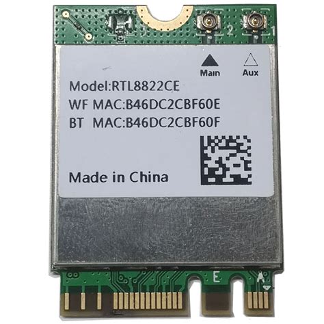 Realtek Rtl8822ce Aw Cb375nf Dual Band Wireless Network Adapter With
