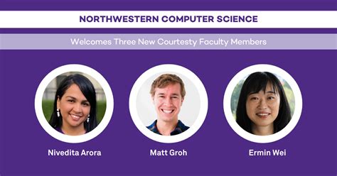 Three New Affiliate Faculty Members Join Northwestern Computer Science News And Events