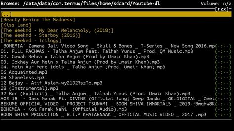 ncmpcpp and mpd setup termux youtube