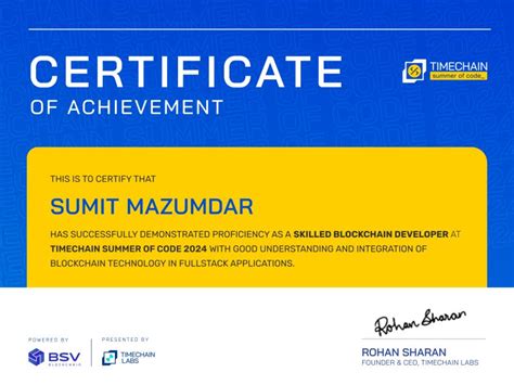 Sumit Mazumdar On Linkedin Blockchain Developer Tsoc24 Web3