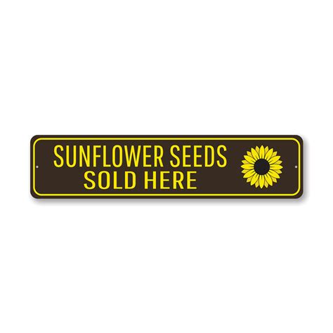 Sunflower Seeds Sold Here Sign Lizton Sign Shop