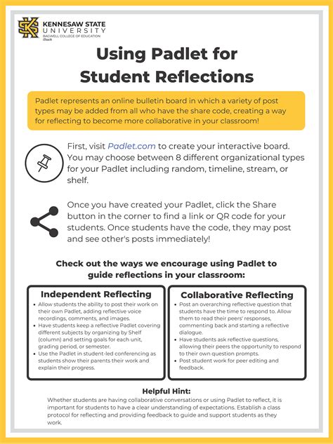 Using Padlet For Student Reflections Student Reflection Learning