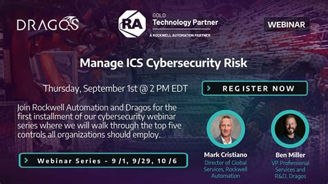 Nathan Look On Linkedin Industrial Cybersecurity Webinar Series Rockwell Automation