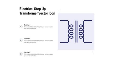 Electrical Step Up Transformer Vector Icon Ppt Powerpoint Presentation Ideas Topics