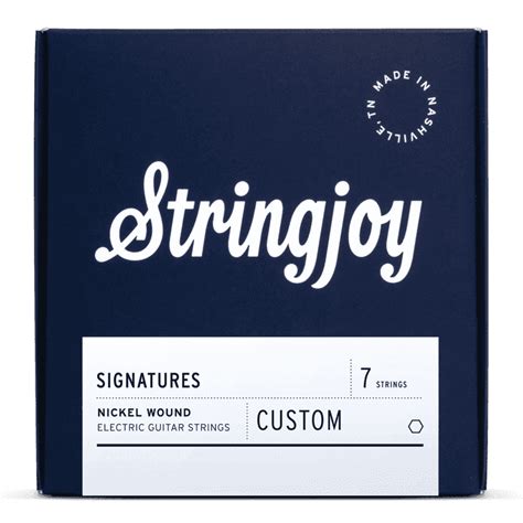 Stringjoy Custom Guitar Strings The Original Custom String Sets