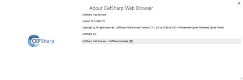 Website C Cefsharp Web Browser Example Custom Windows Desktop Pc For Project Supported C