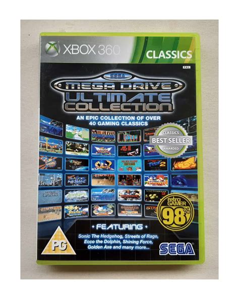 Xbox 360 Pal Classics Sega Mega Drive Ultimate Collection