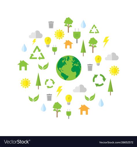 Simple Environment Icon Royalty Free Vector Image Simple Environment Icon Royalty Free Vector Image