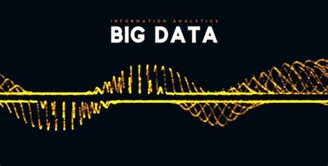 Premium Vector Big Data Visualization Information Wave Technology Futuristic Abstract