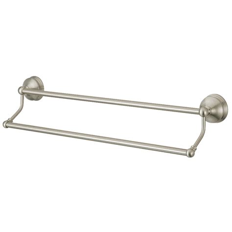 Kingston Brass Vintage 24 Inch Dual Towel Bar Brushed Nickel Brushed