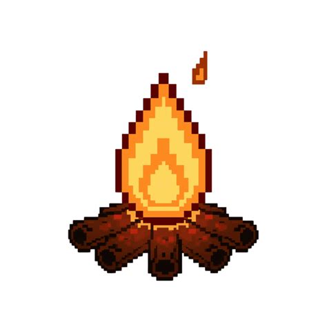 Pixel Fire Pngs For Free Download