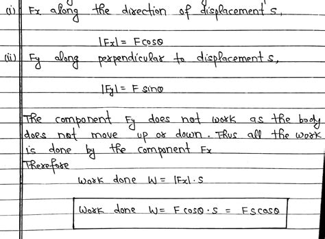 Work And Work Done By A Constant Force Maths And Physics With Pandey Sir