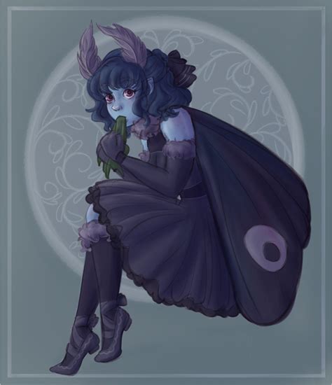 Nein An Adorable Little Goth Moth Can We All Take A