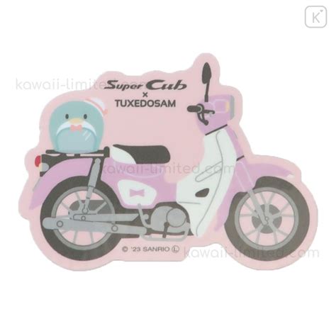 Japan Sanrio Vinyl Sticker Tuxedo Sam Hapidanbui Boys Super Cub