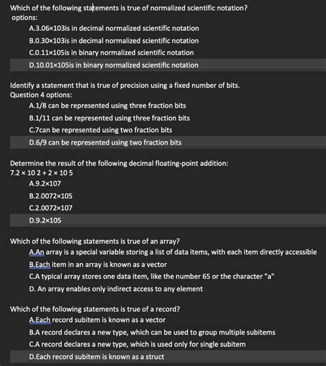 Solved Which Of The Following Statements Is True Of Chegg