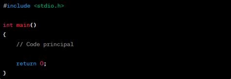 La Structure Dun Programme En Langage C Le Cours Gratuit